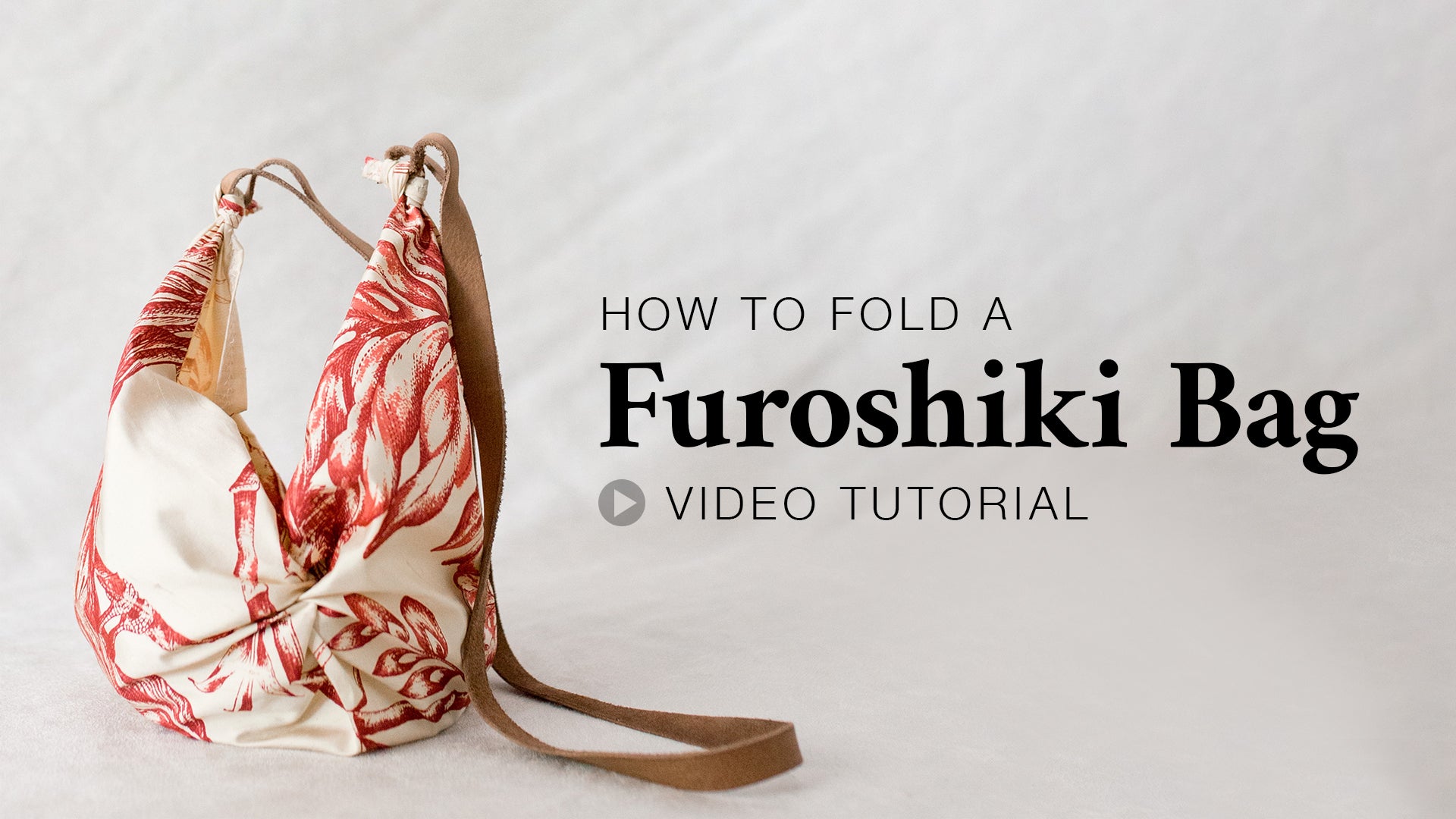 How To: Fold a Furoshiki into a Bag – Bellum